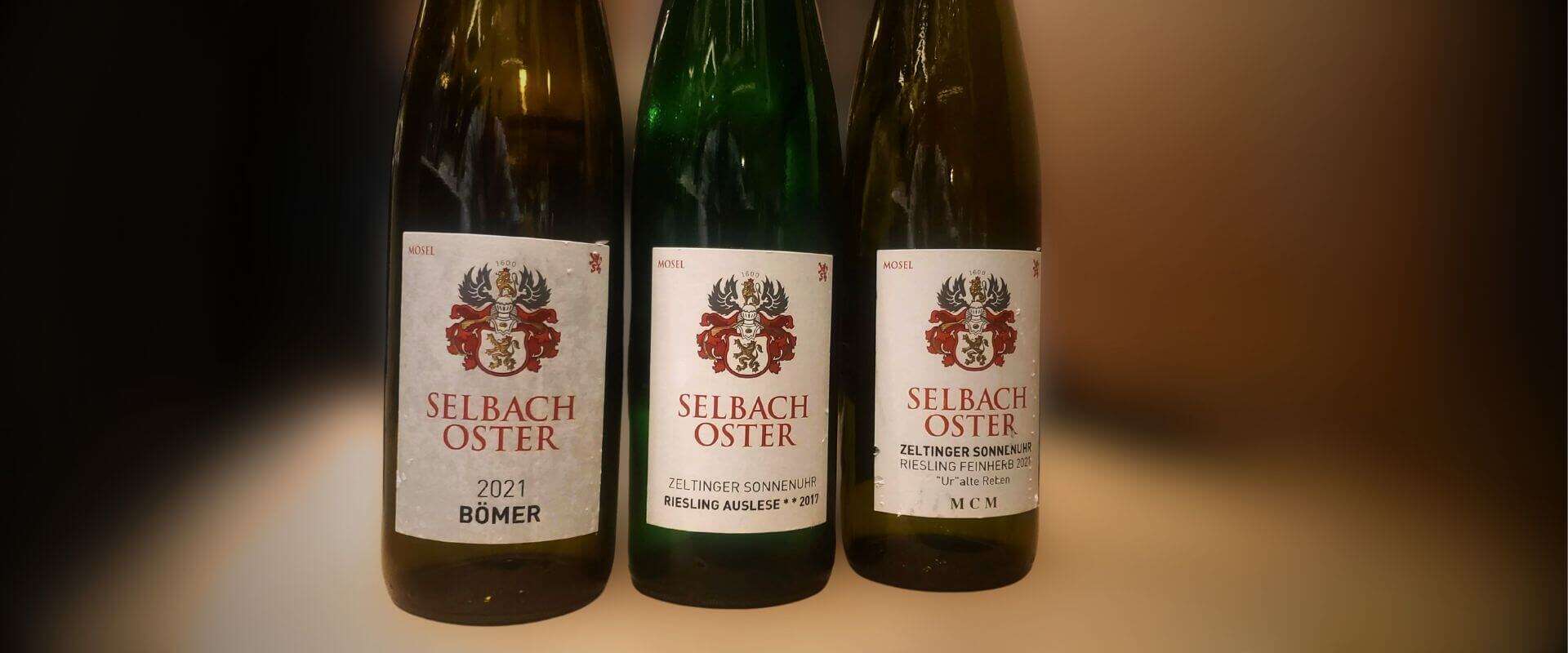 Três vinhos de Selbach Oster - Wine Fun